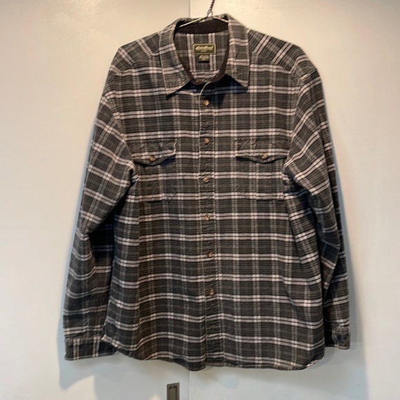 Eddie Bauer | Shirts | Eddie Bauer Plaid Flannel Shirt | Poshmark